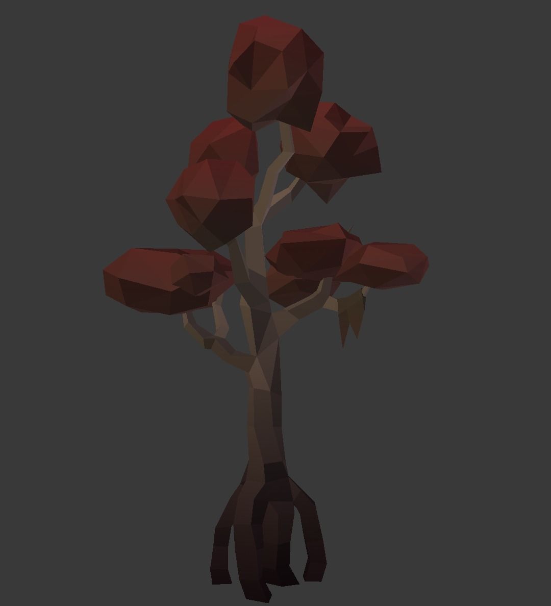 3D model Swamp Assets - Trees Pack Low-Poly Marsh VR / AR / low-poly ...