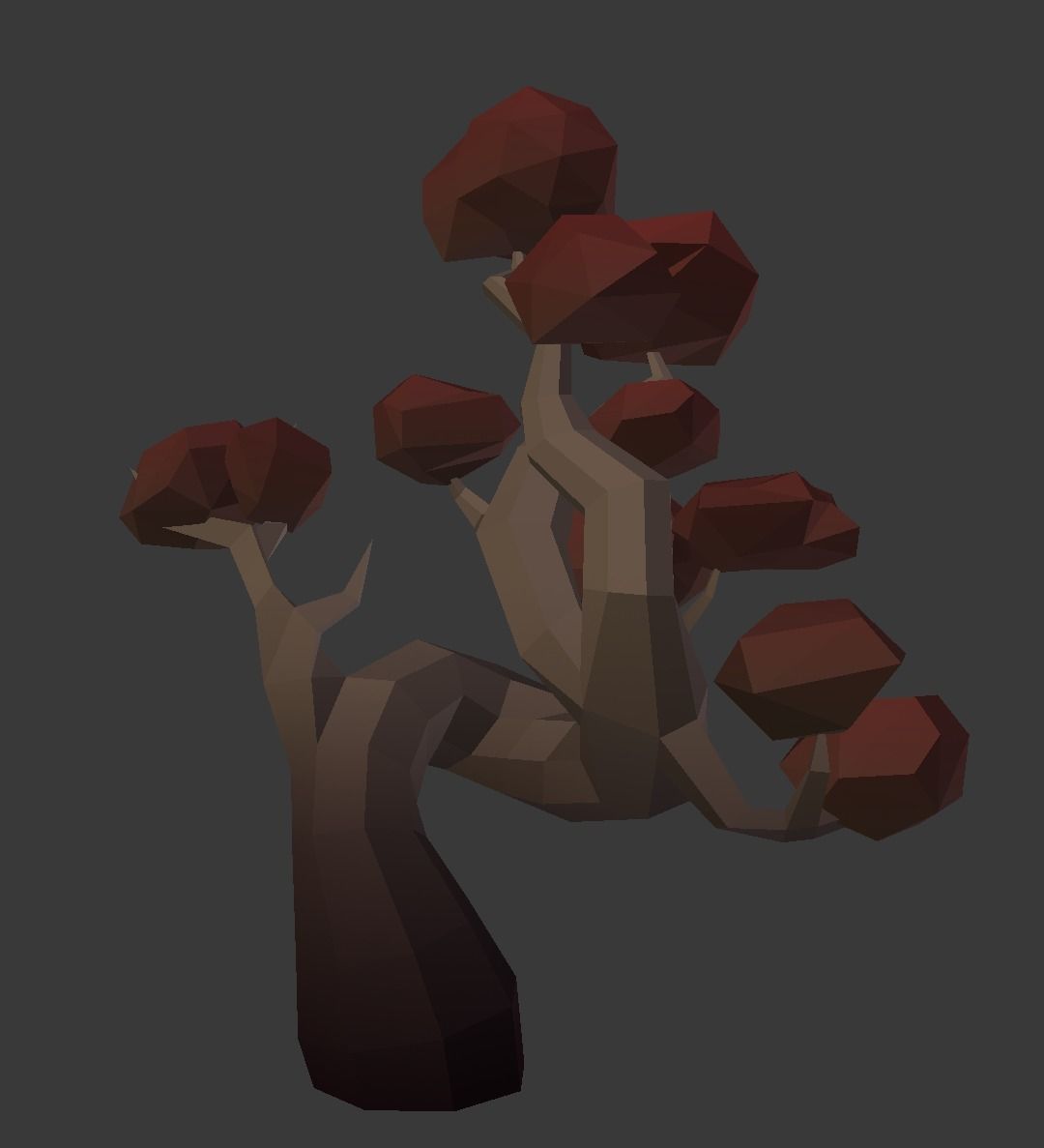 3D model Swamp Assets - Trees Pack Low-Poly Marsh VR / AR / low-poly ...