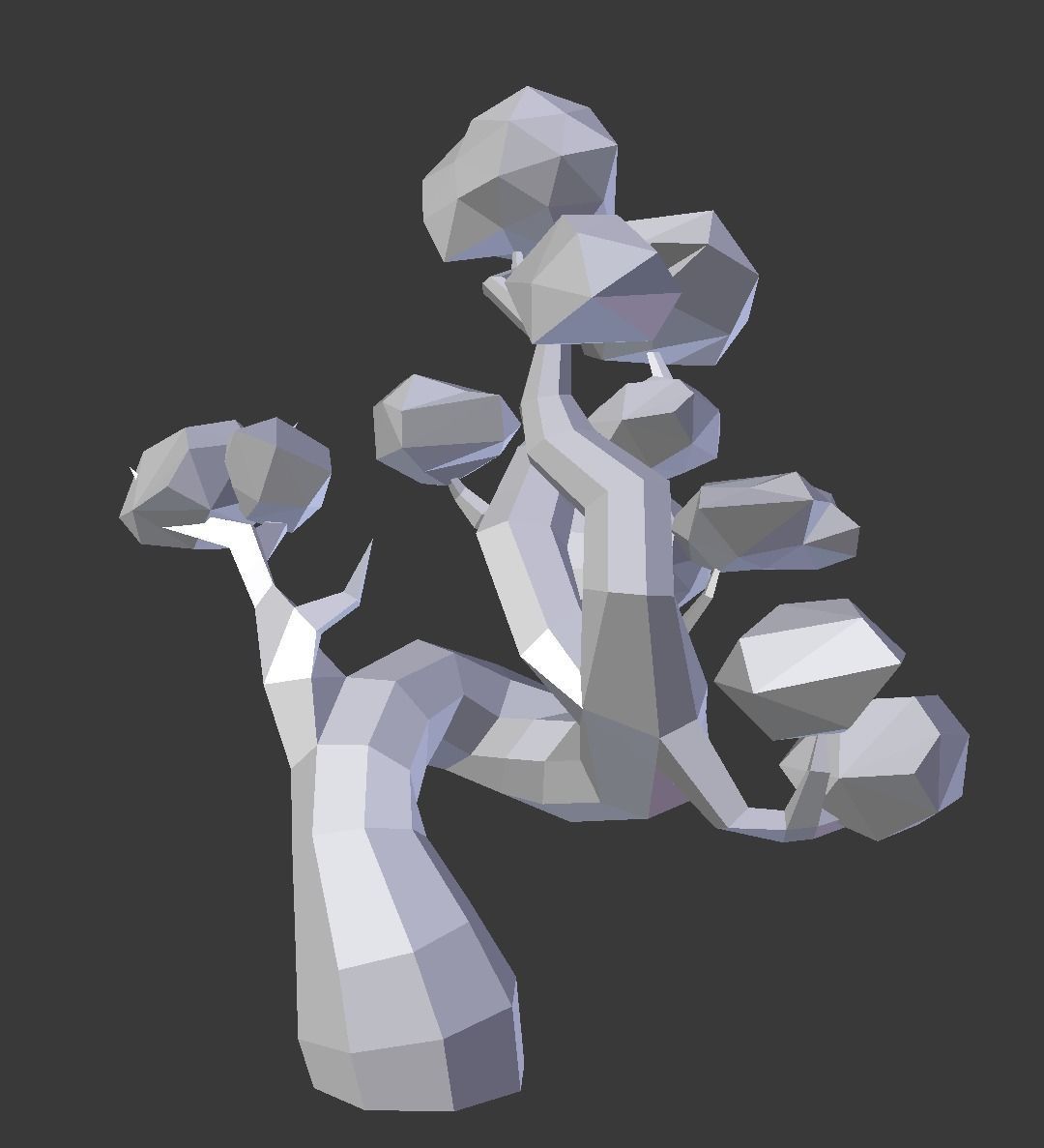 3D model Swamp Assets - Trees Pack Low-Poly Marsh VR / AR / low-poly ...