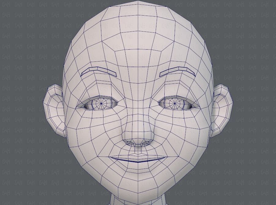 3D model Base mesh woman 16 VR / AR / low-poly | CGTrader