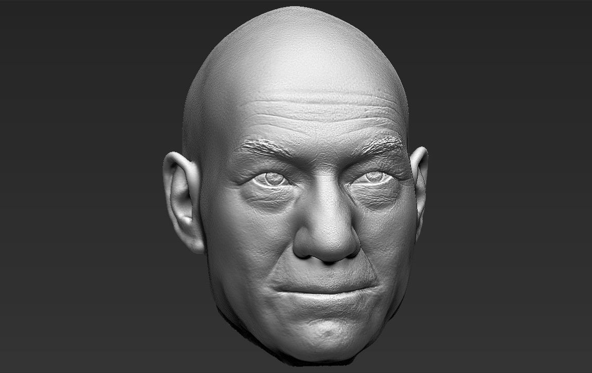 Patrick Stewart 3D model | CGTrader