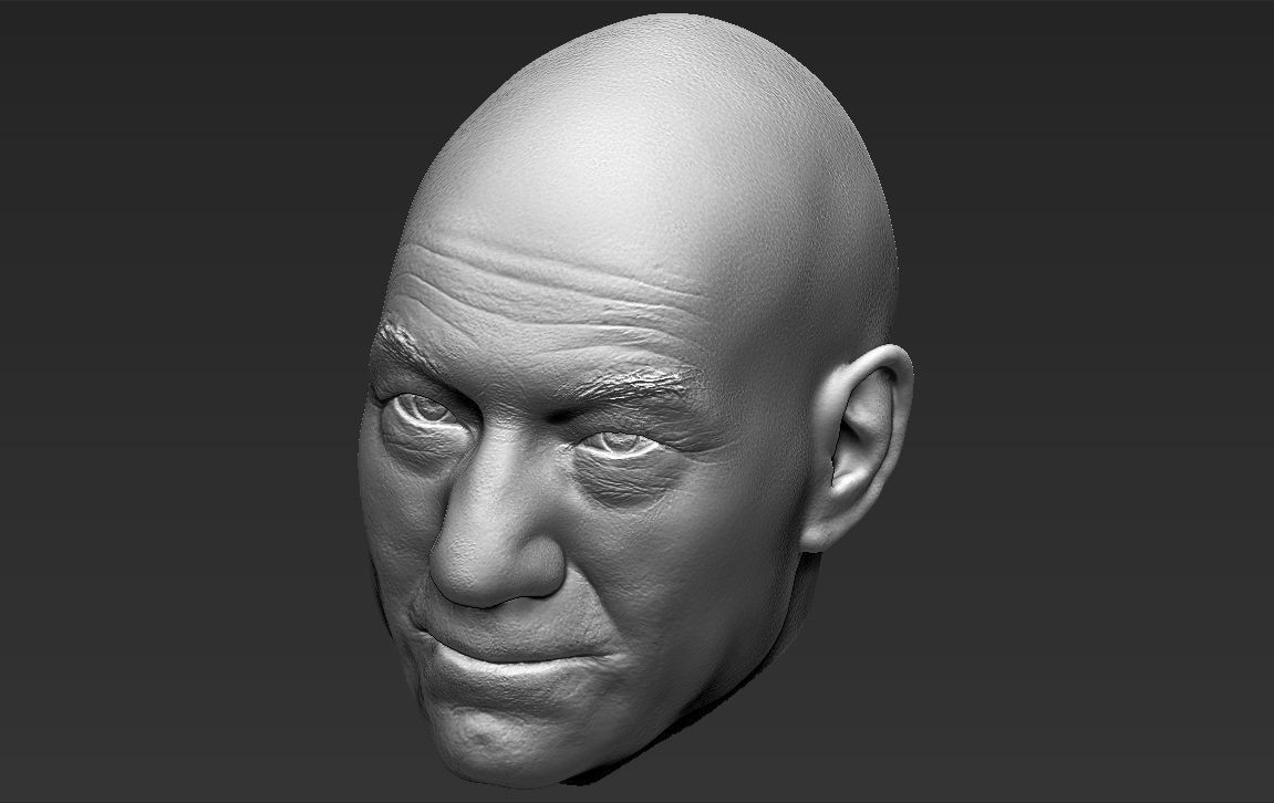 Patrick Stewart 3D model | CGTrader