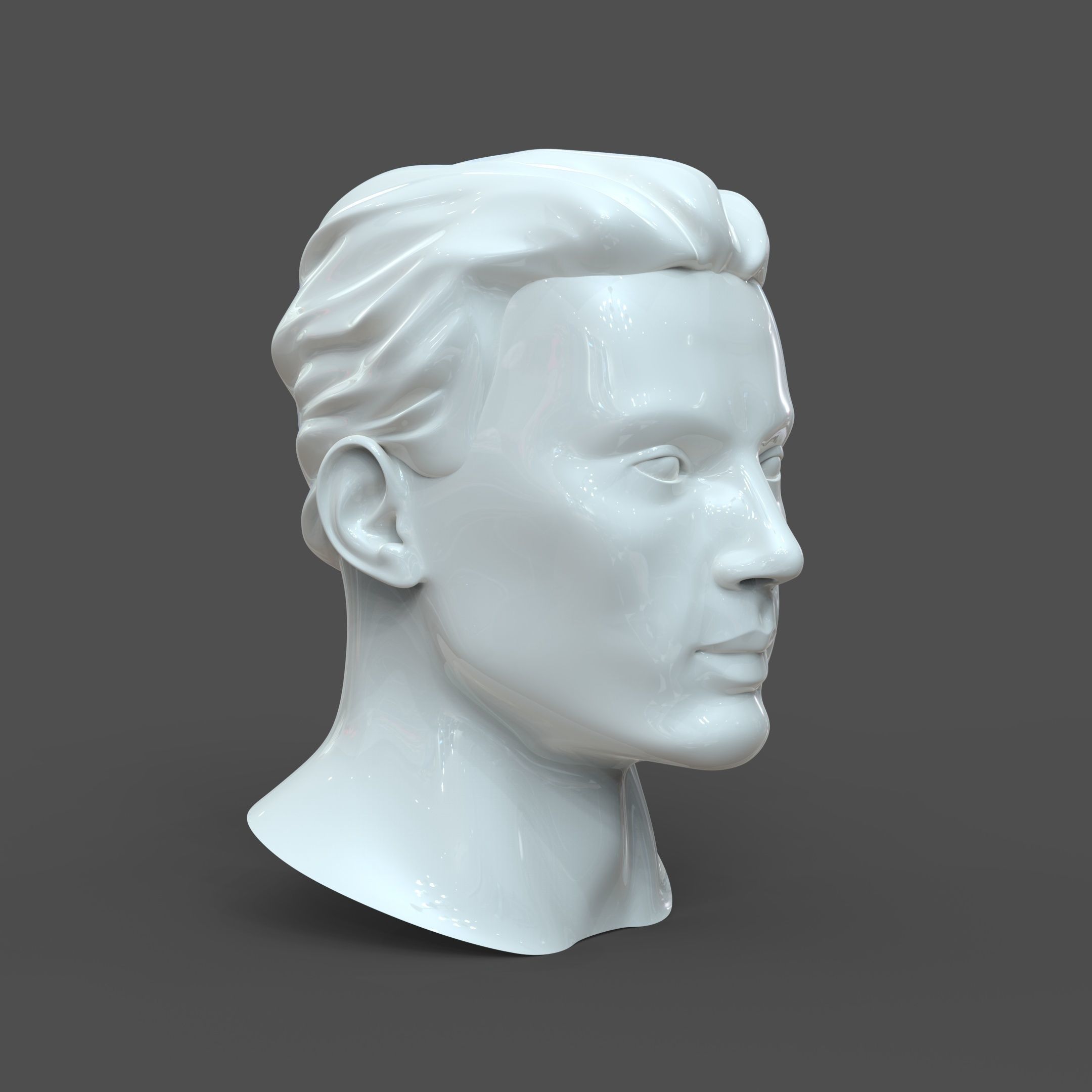 CAD Male Head Model M2P1D0V1head 3D model | CGTrader