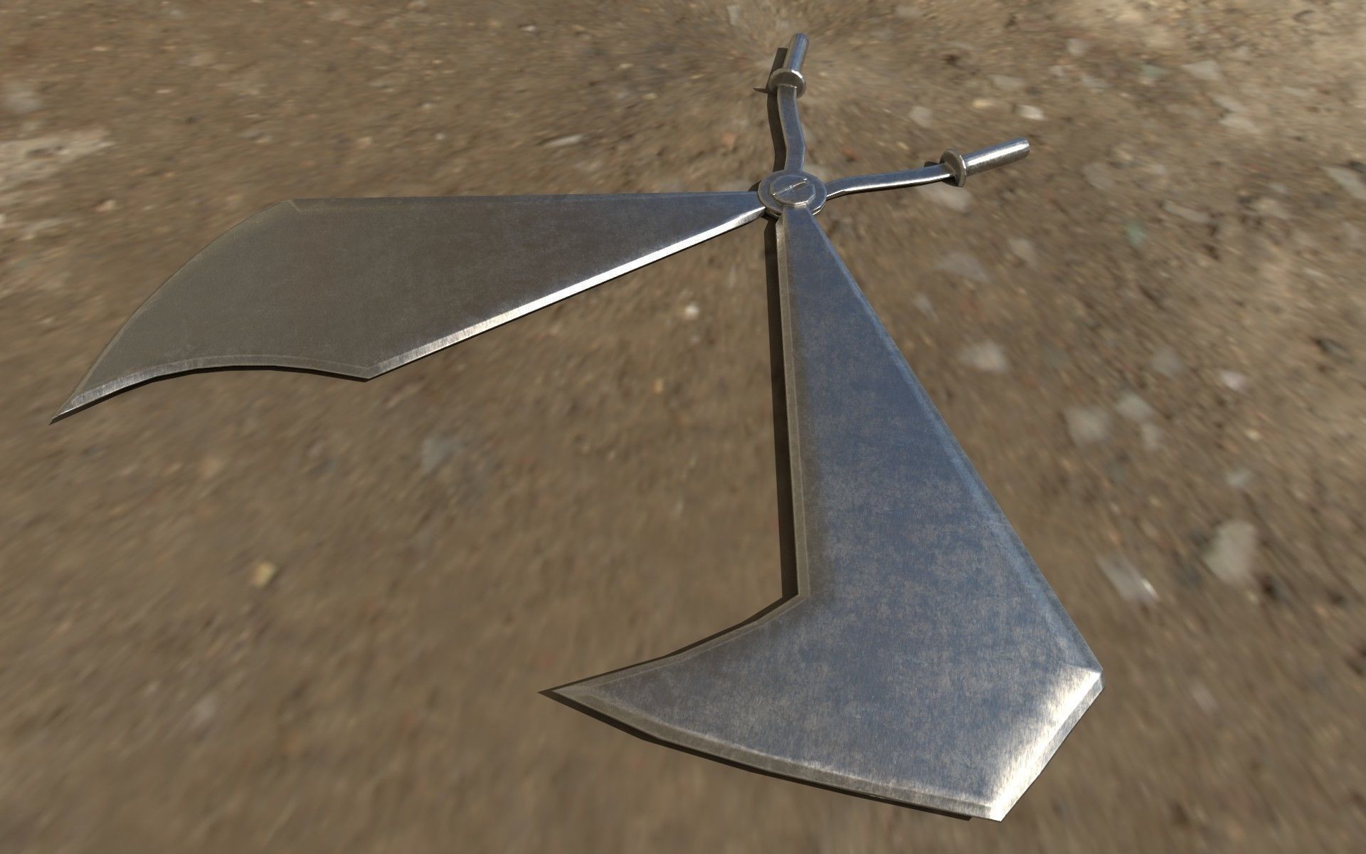 Scissor man scissors free VR / AR / low-poly 3D model | CGTrader