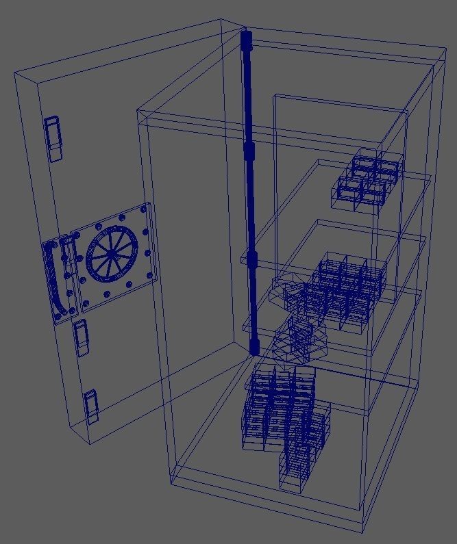 Bank Vault and Money 3D model | CGTrader