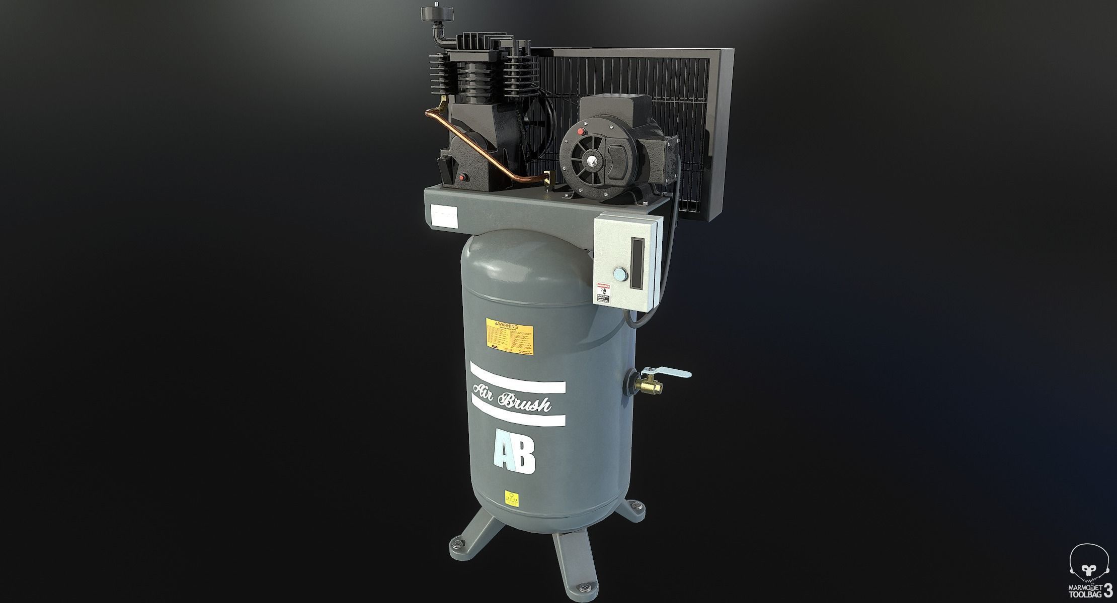 3D model Air Compressor VR / AR / low-poly | CGTrader