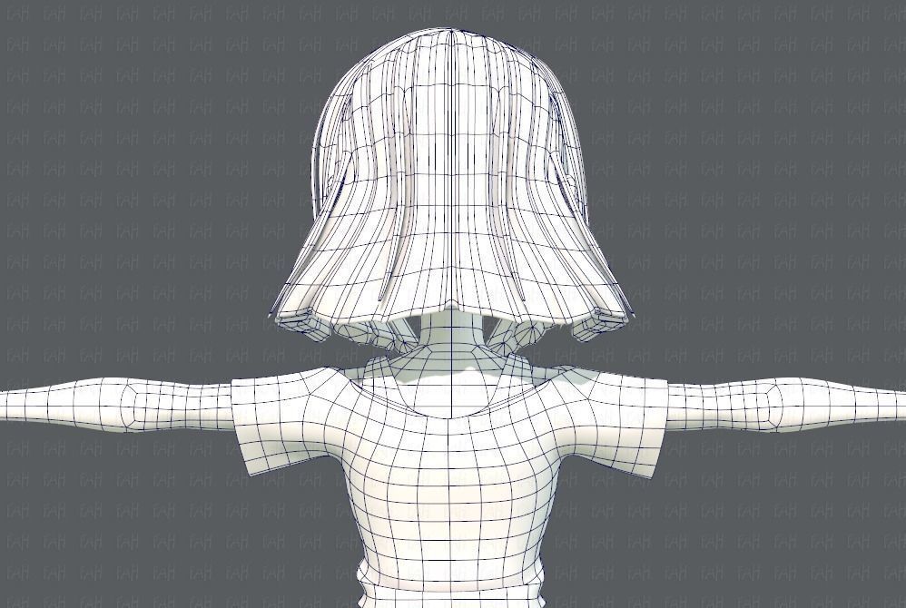 Base WomanV05 Clothing V01 3D model | CGTrader