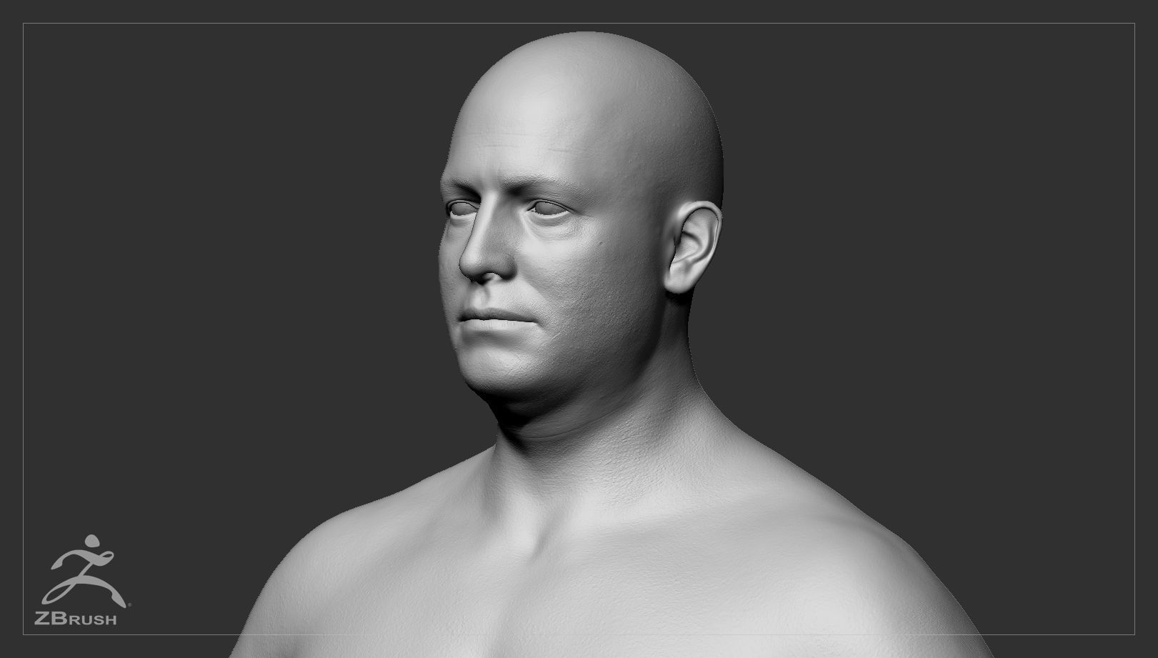 Overweight Male Basemesh 3D model | CGTrader