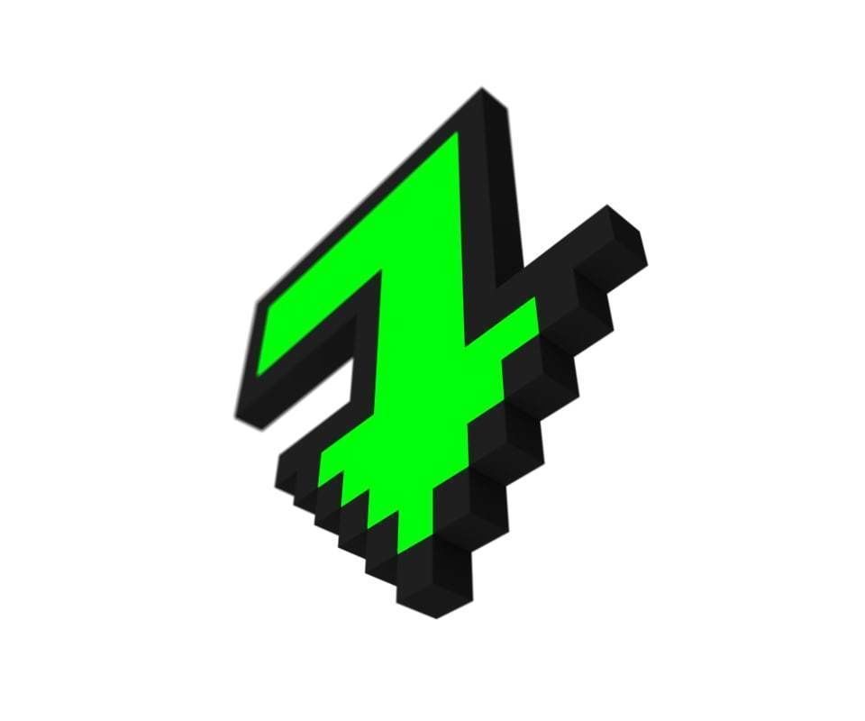 Pixelart pointer arrows 3D model free 3D model | CGTrader