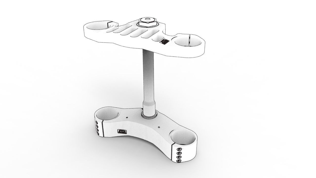 IMA CNC Triple Clamp 3D model | CGTrader