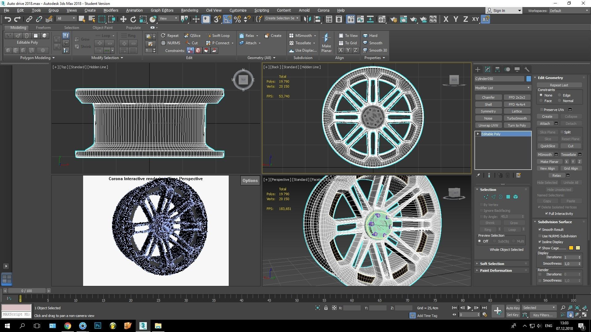 3D model Auto drive 3D model | CGTrader