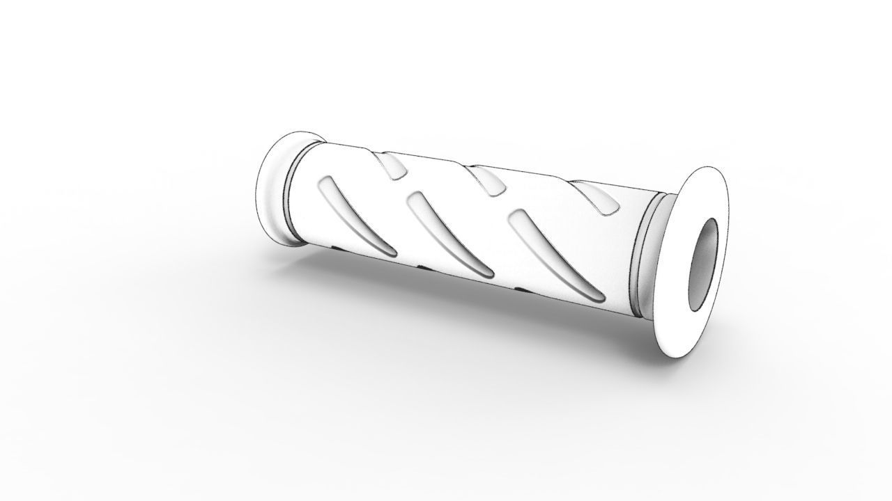Motorcycle Grip 3D model | CGTrader