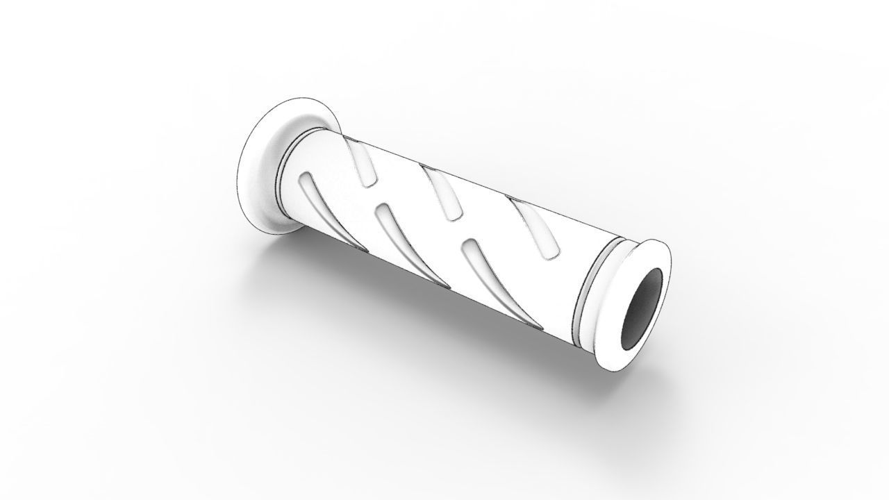 Motorcycle Grip 3D model | CGTrader