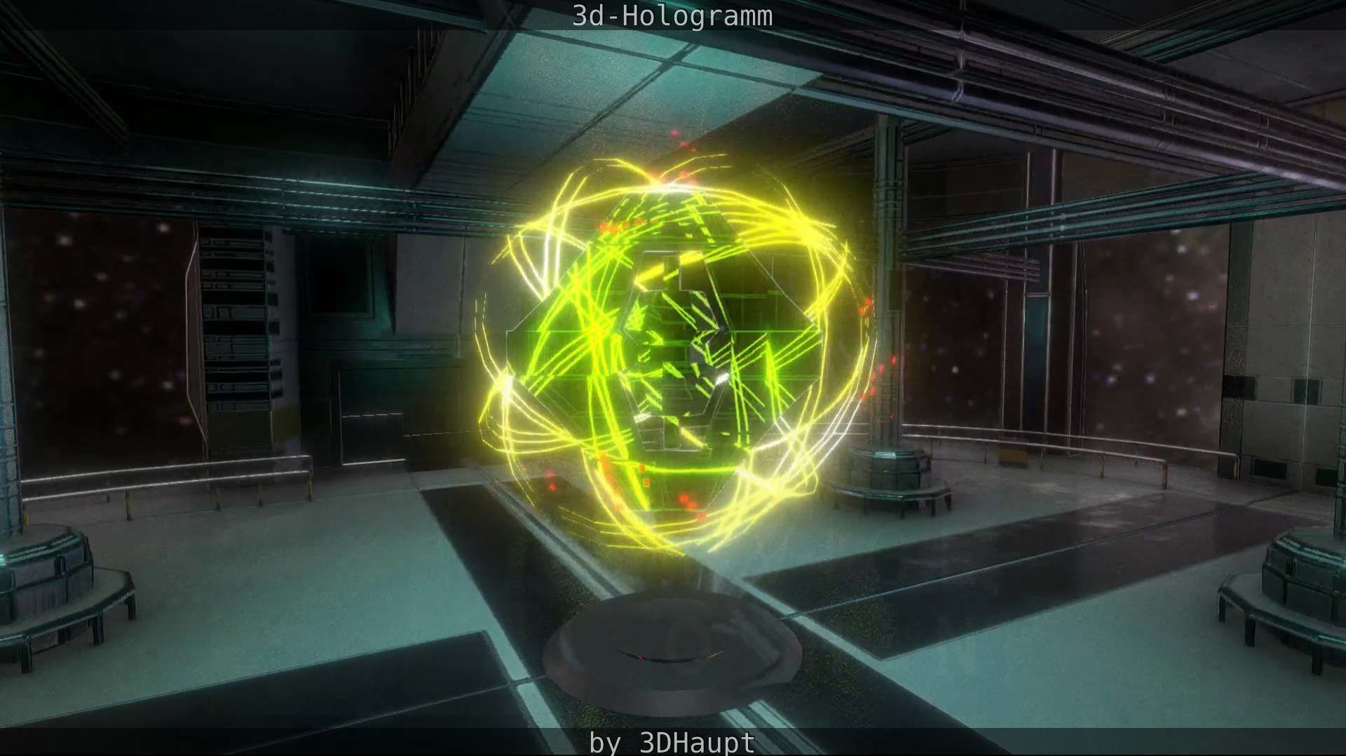 3d-Hologramm free VR / AR / low-poly 3D model animated | CGTrader