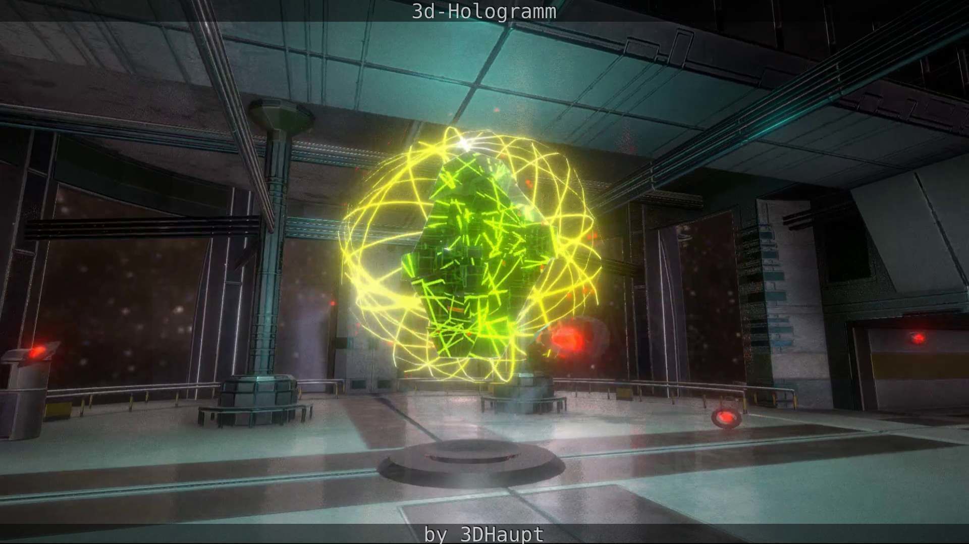 3d-Hologramm free VR / AR / low-poly 3D model animated | CGTrader