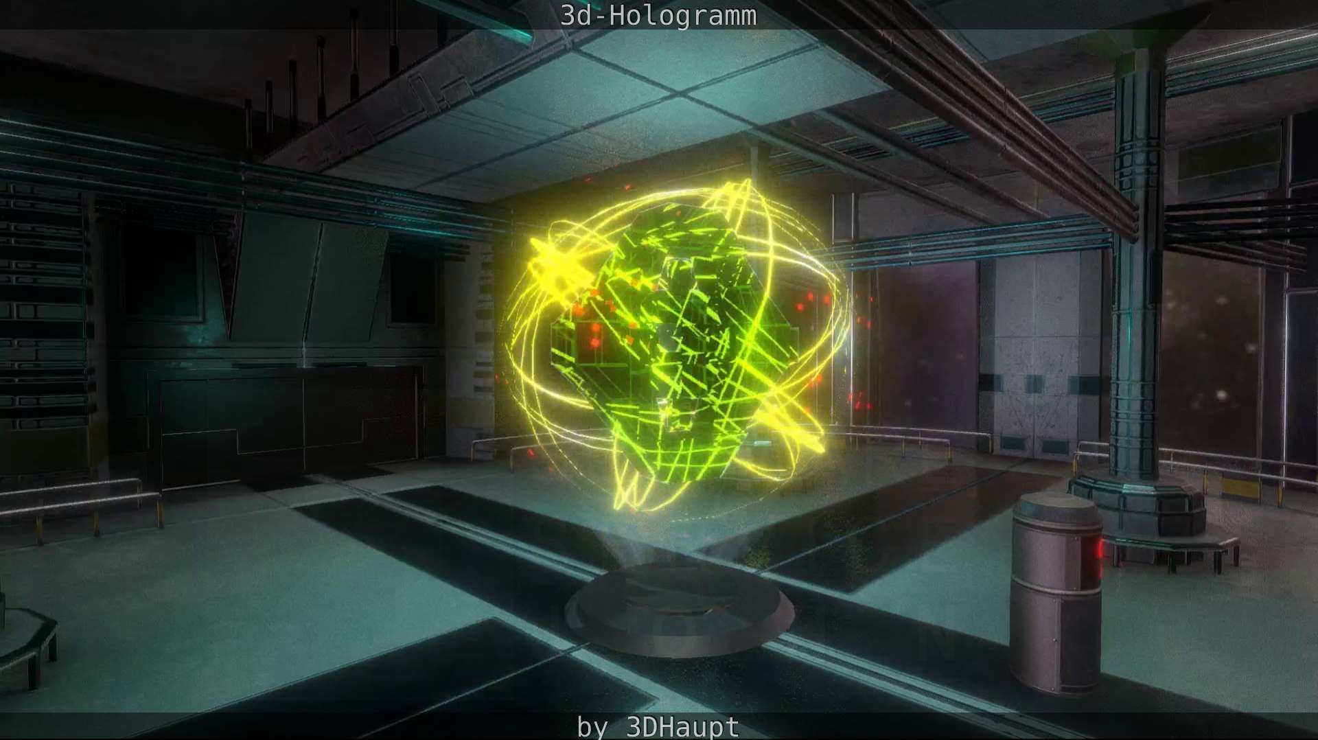 3d-Hologramm free VR / AR / low-poly 3D model animated | CGTrader