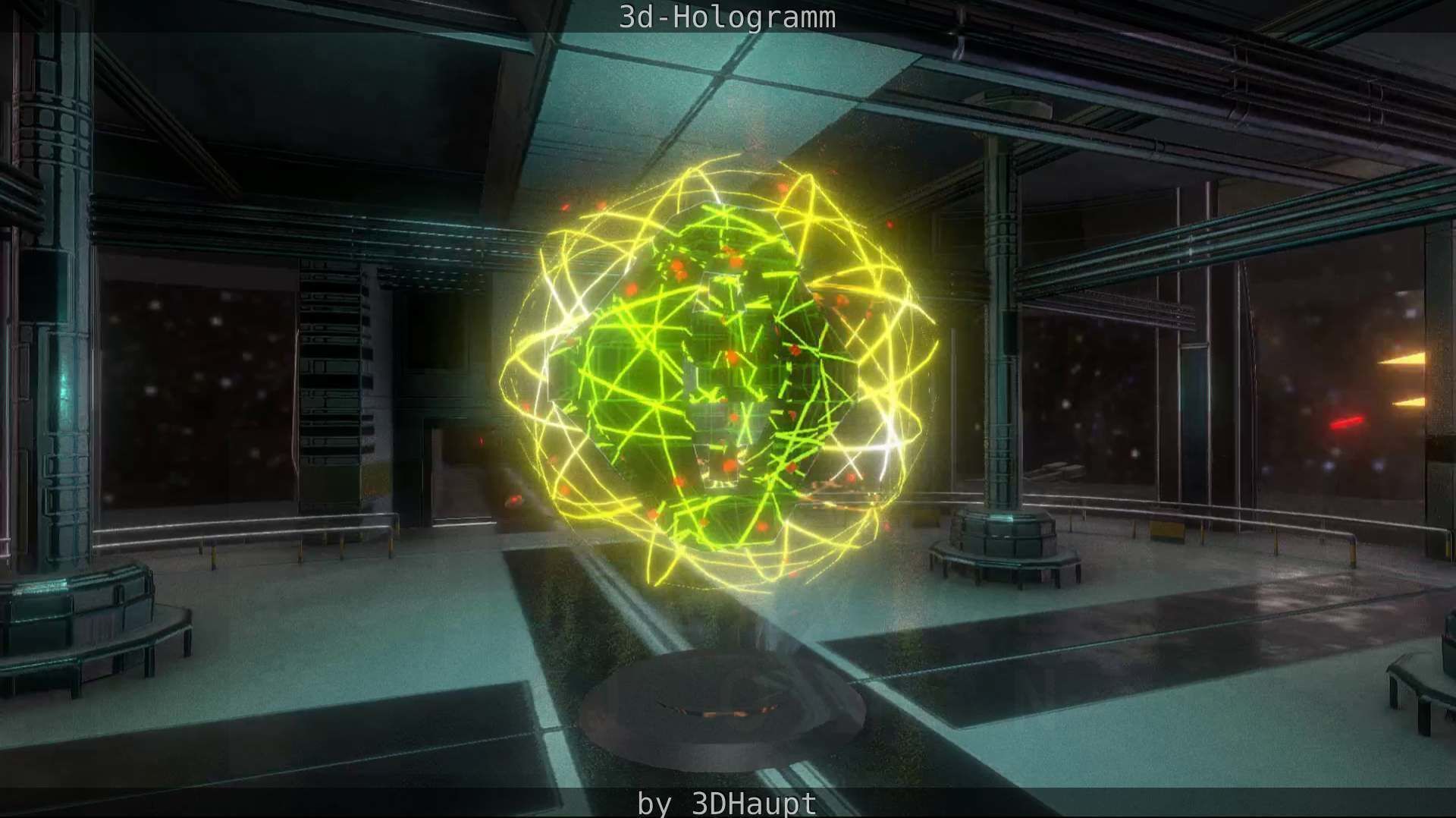 3d-Hologramm free VR / AR / low-poly 3D model animated | CGTrader