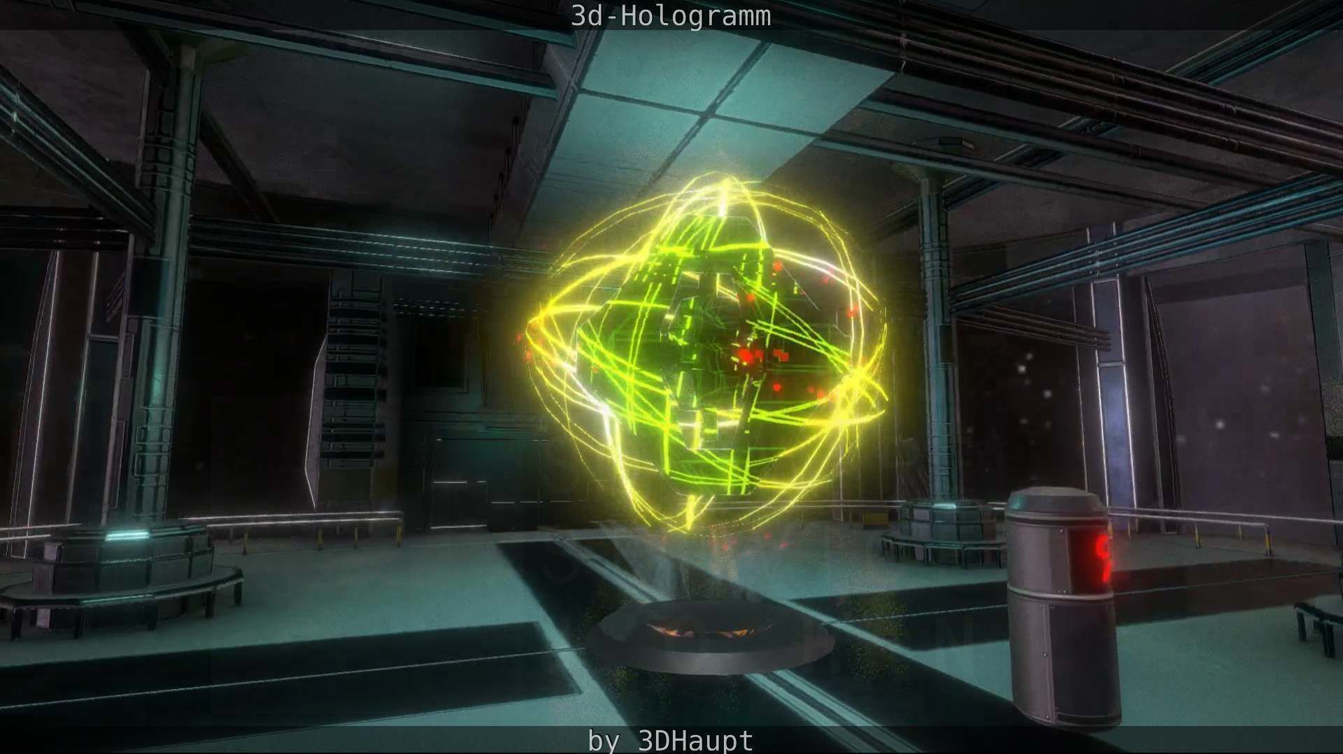 3d-Hologramm free VR / AR / low-poly 3D model animated | CGTrader