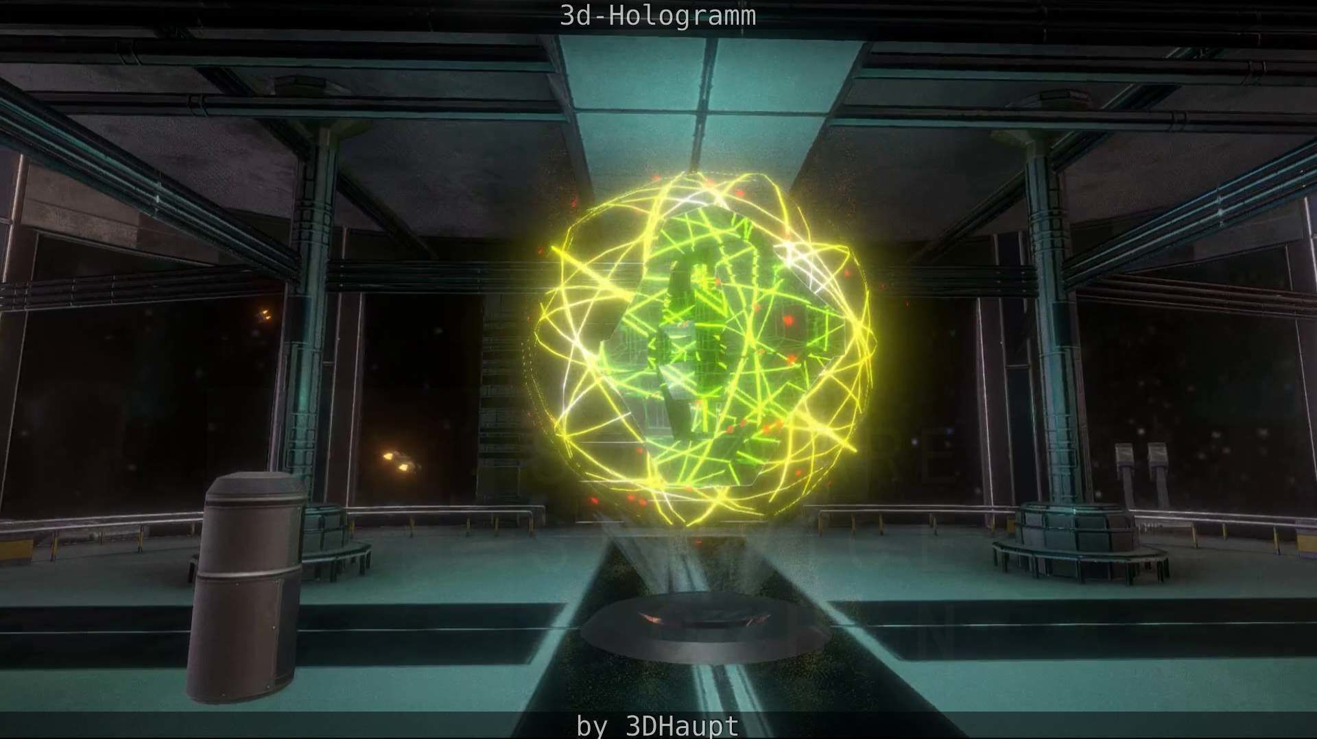 3d-Hologramm free VR / AR / low-poly 3D model animated | CGTrader