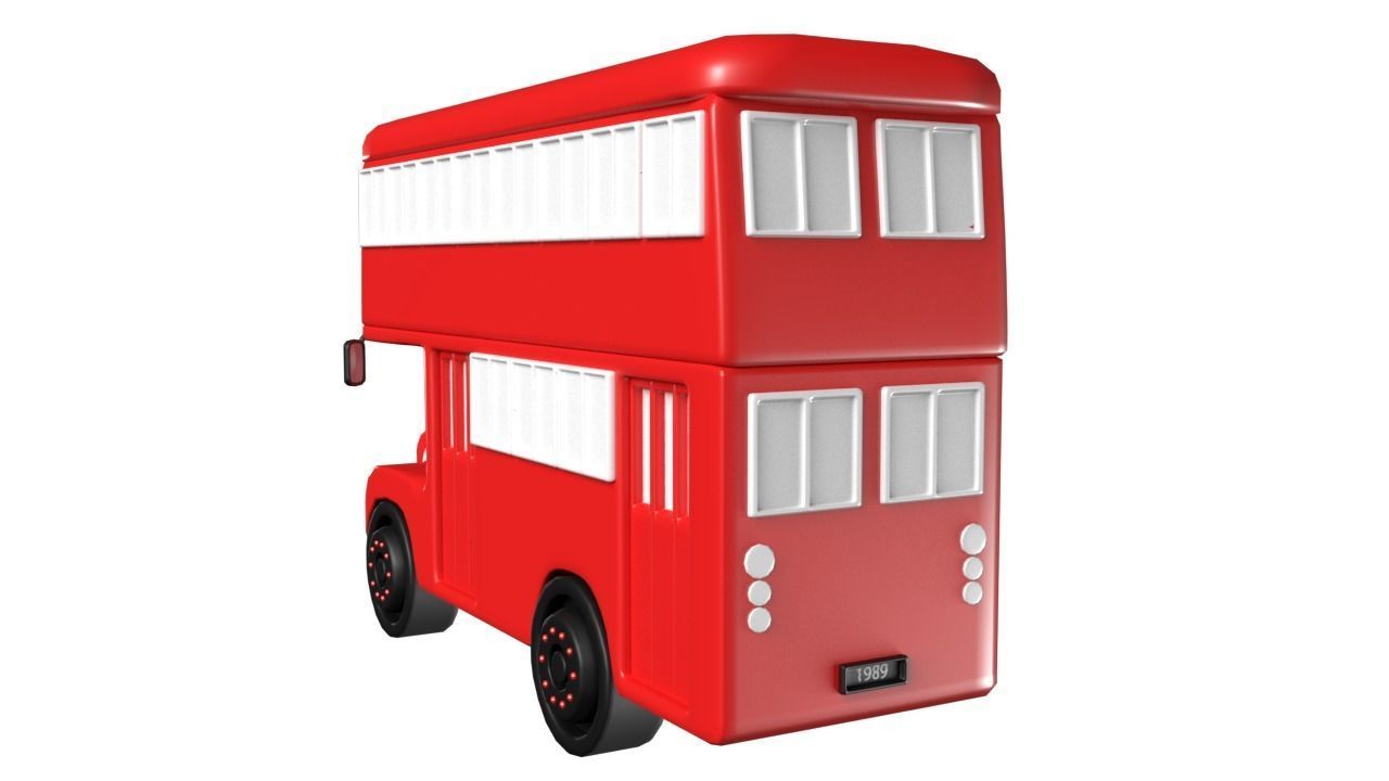 3D model 1960s Bus Figure VR / AR / low-poly | CGTrader