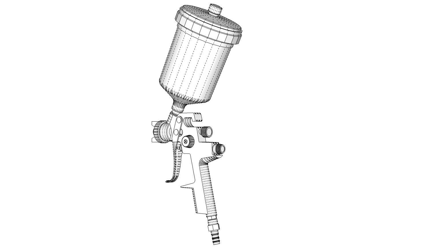 Paint Gun 3D model | CGTrader