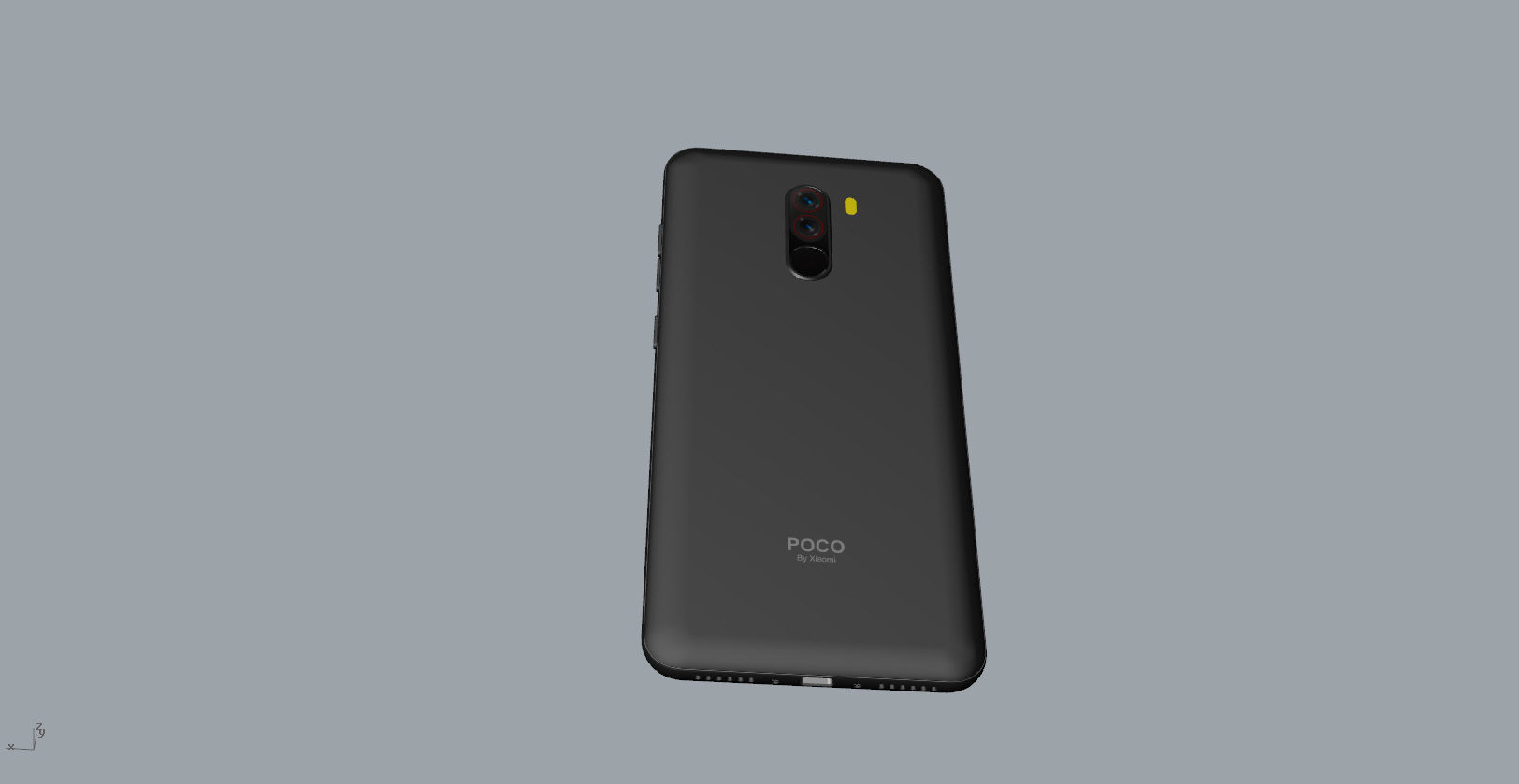 Xiaomi Pocophone F1 3D model 3D printable | CGTrader