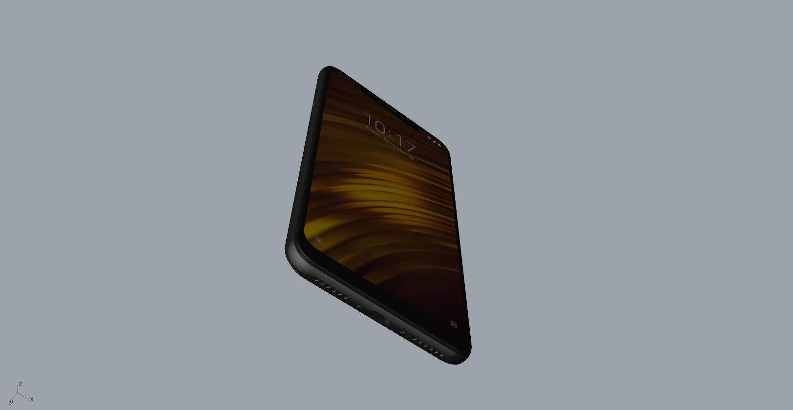 Xiaomi Pocophone F1 3D model 3D printable | CGTrader