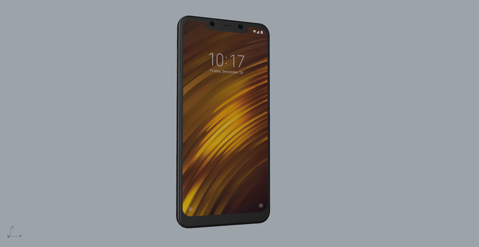 Xiaomi Pocophone F1 3D model 3D printable | CGTrader