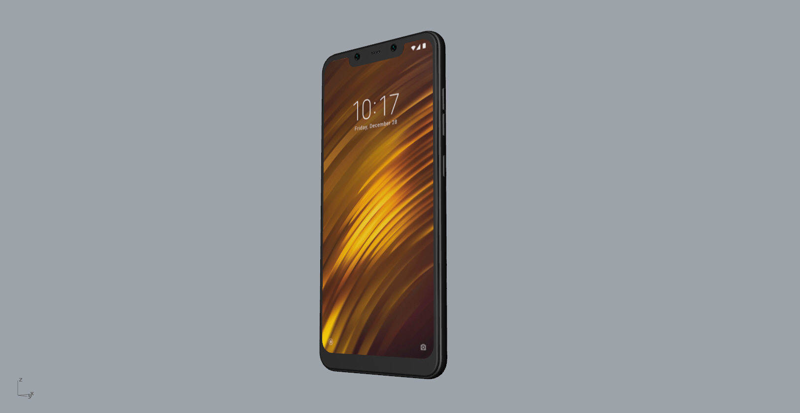 Xiaomi Pocophone F1 3D model 3D printable | CGTrader