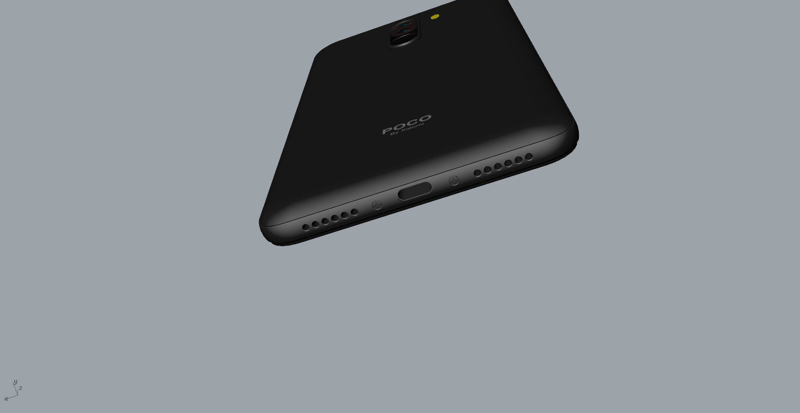Xiaomi Pocophone F1 3D model 3D printable | CGTrader
