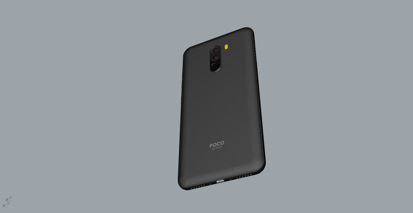 Xiaomi Pocophone F1 3D model 3D printable | CGTrader