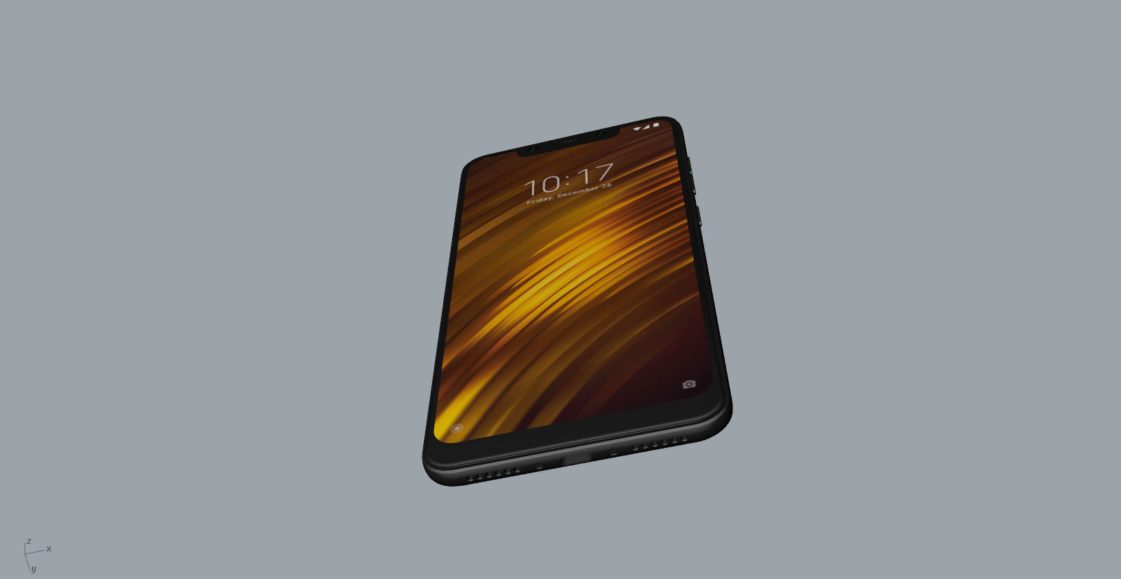 Xiaomi Pocophone F1 3D model 3D printable | CGTrader