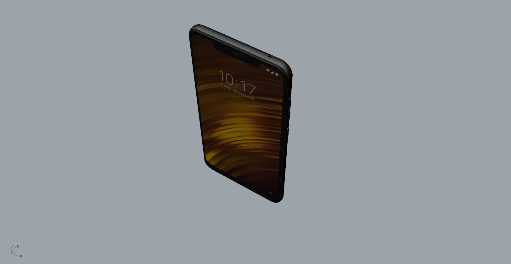 Xiaomi Pocophone F1 3D model 3D printable | CGTrader