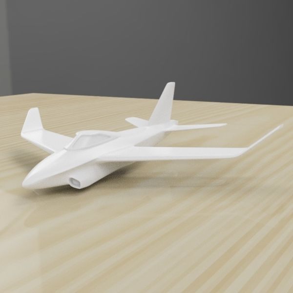 Aircraft concept for 3dprint 3D model 3D printable | CGTrader