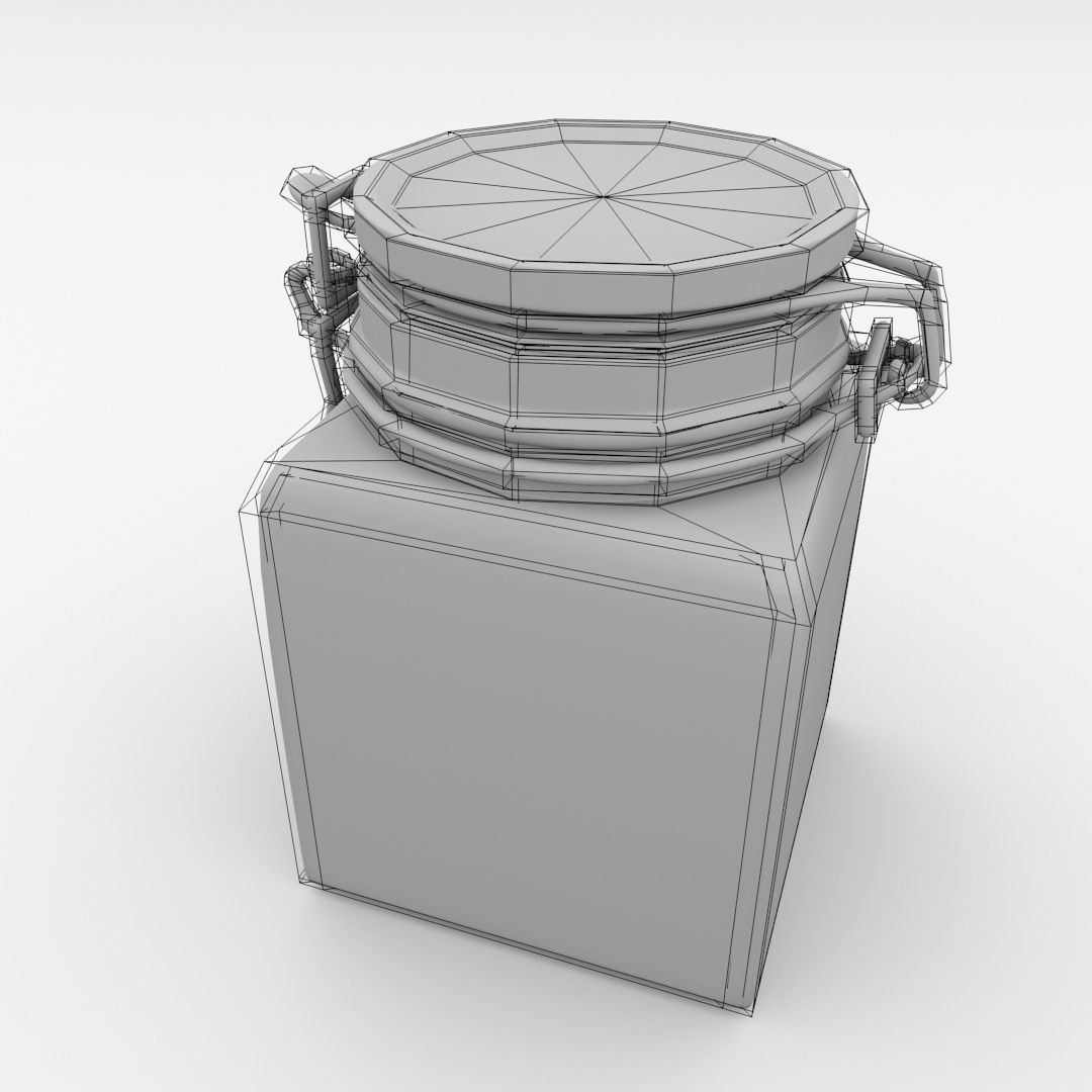 Glass Jar 3D model | CGTrader