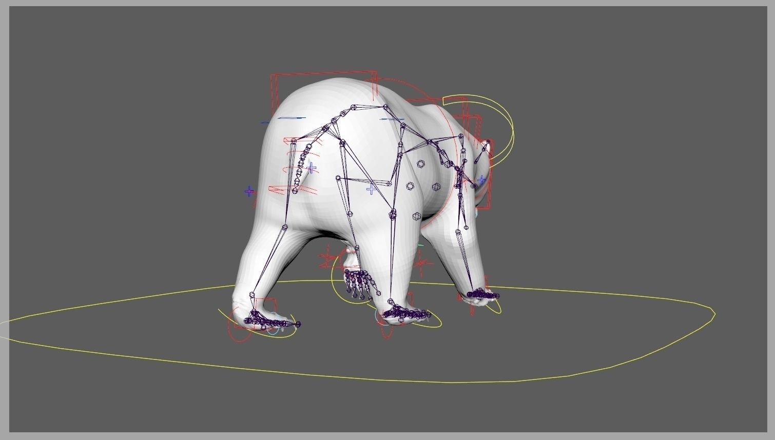 grizzly bear MODEL RIG 3D model rigged | CGTrader