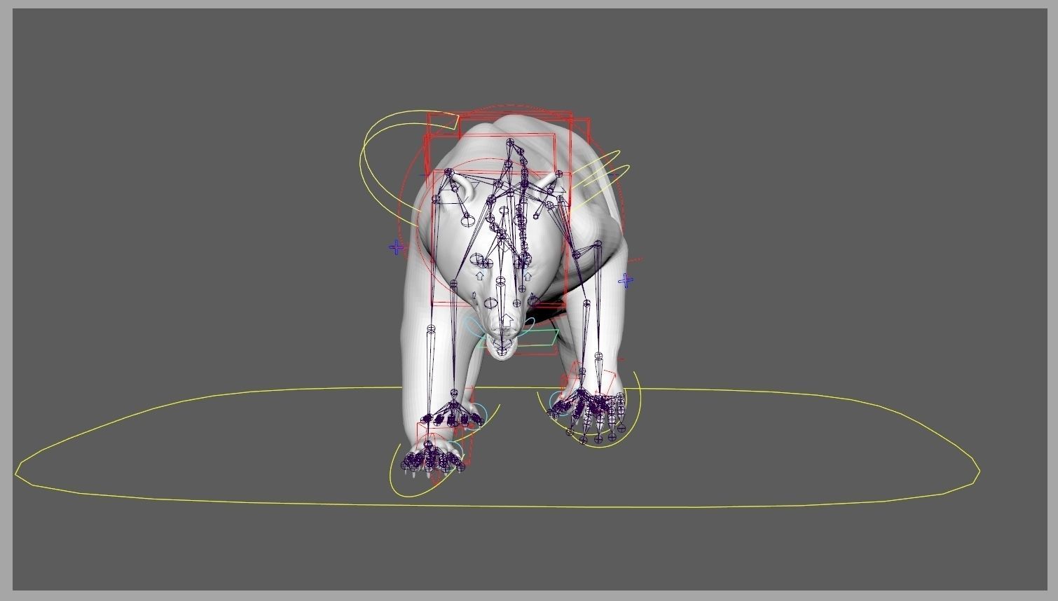 grizzly bear MODEL RIG 3D model rigged | CGTrader