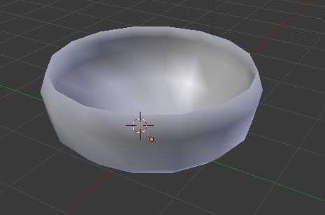 Low Poly Bowl with hole in middle free VR / AR / low-poly 3D model ...