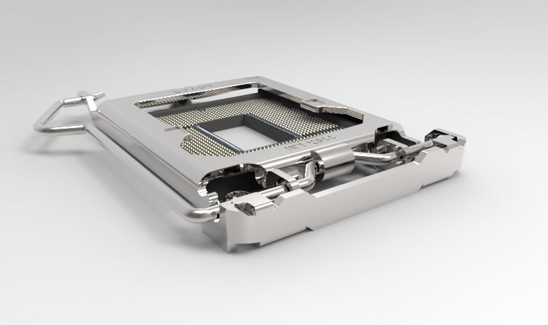 Intel LGA 1155 CPU Socket 3D model | CGTrader