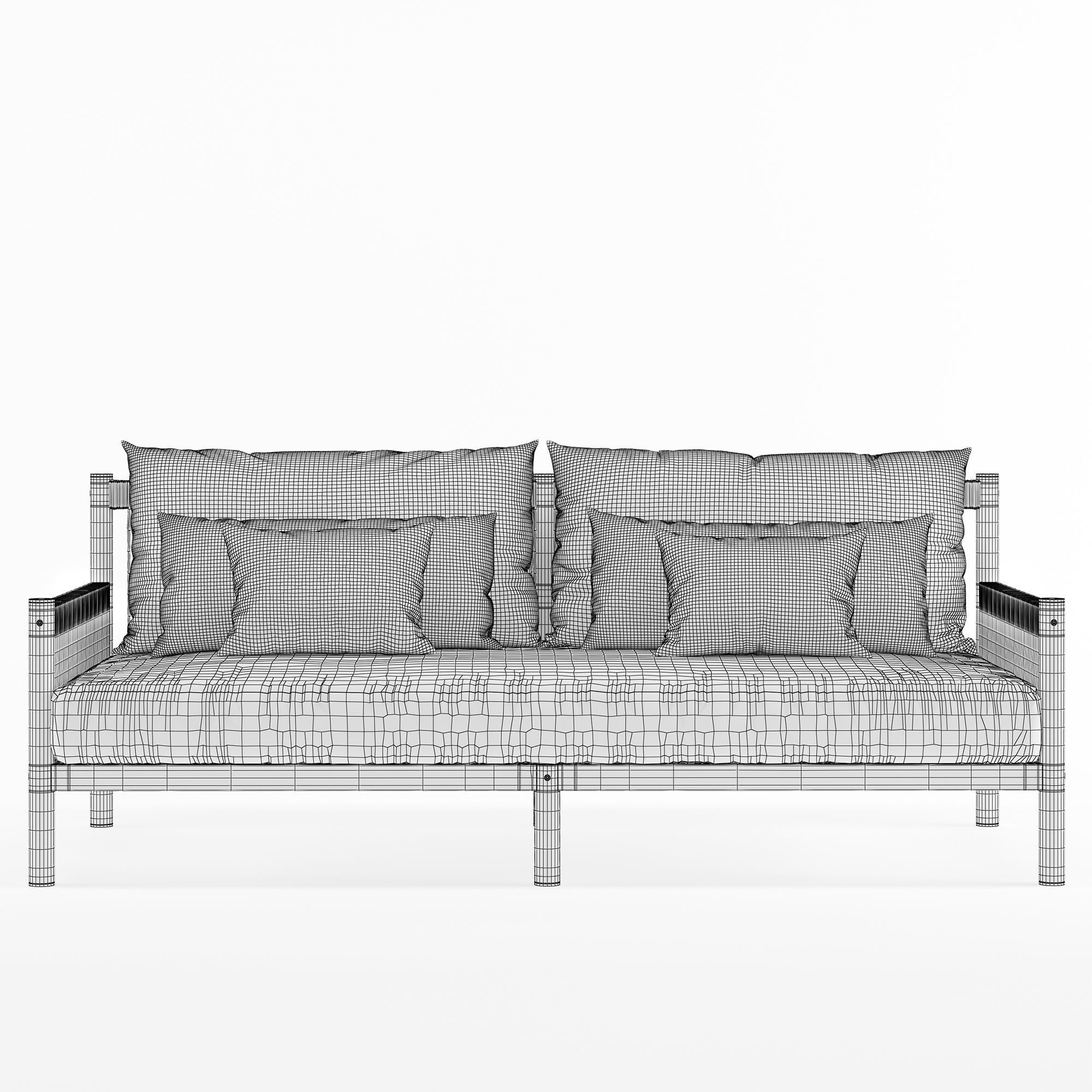 Architect Outdoor Sofa 3D model | CGTrader