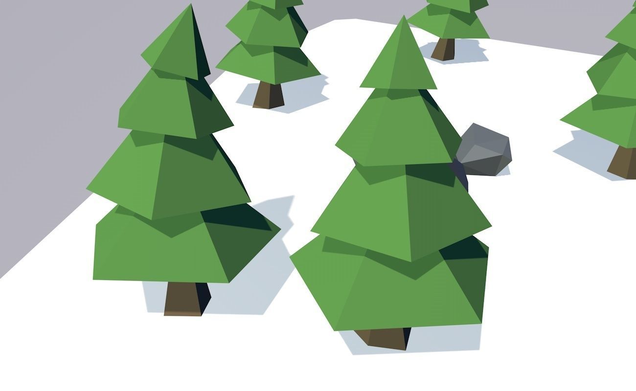 Low polygon tree 3D model | CGTrader