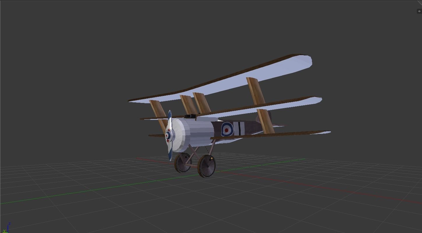 3D model Triplane airplane VR / AR / low-poly animated | CGTrader