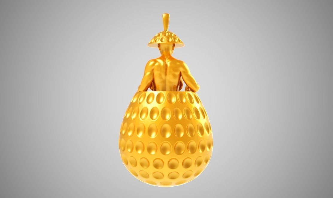 Hatching Girl Necklace 3D model 3D printable | CGTrader