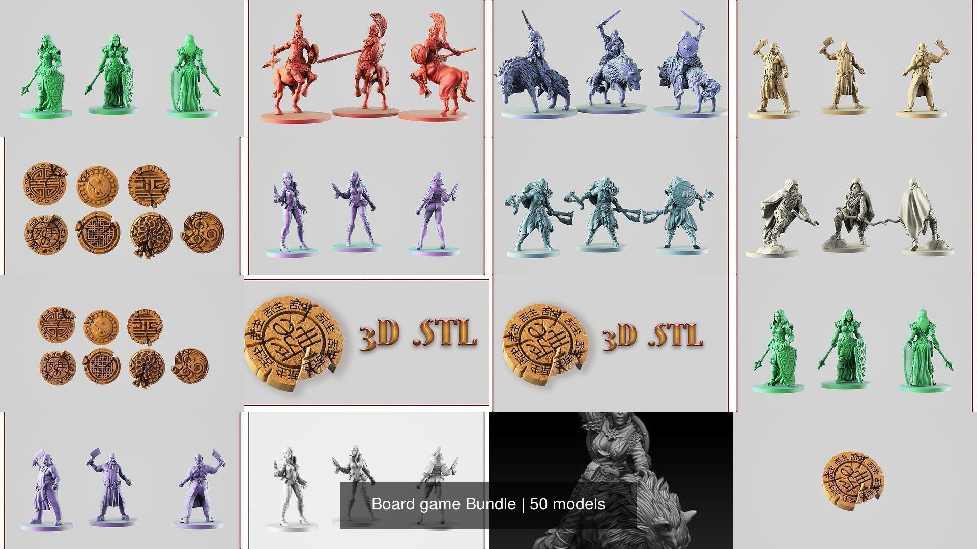 Board game Bundle 3D Model Collection | CGTrader