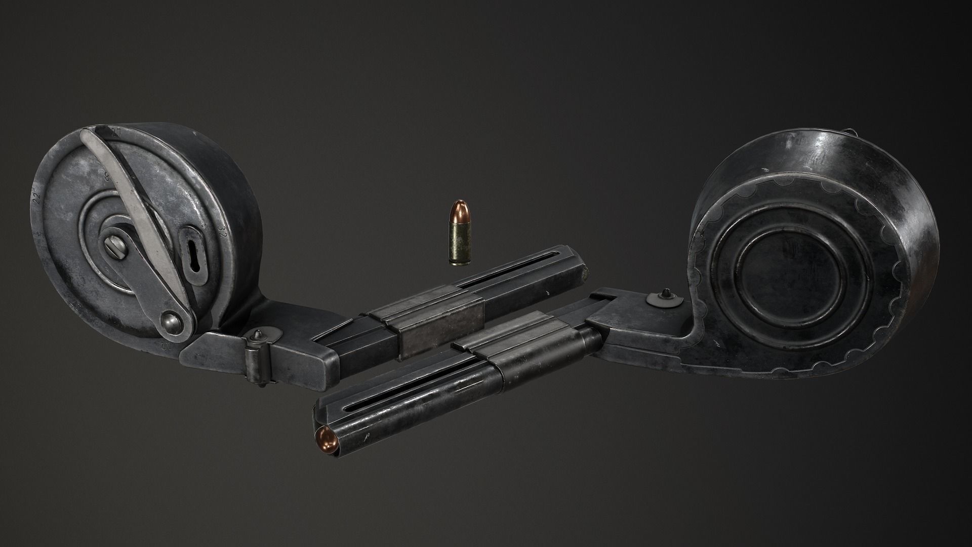 3D model PBR German Schmeissers MP 18 I VR / AR / low-poly | CGTrader