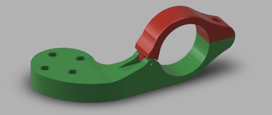 Bryton Handlebar Mount Front Rider 100 310 330 530 3D model 3D ...