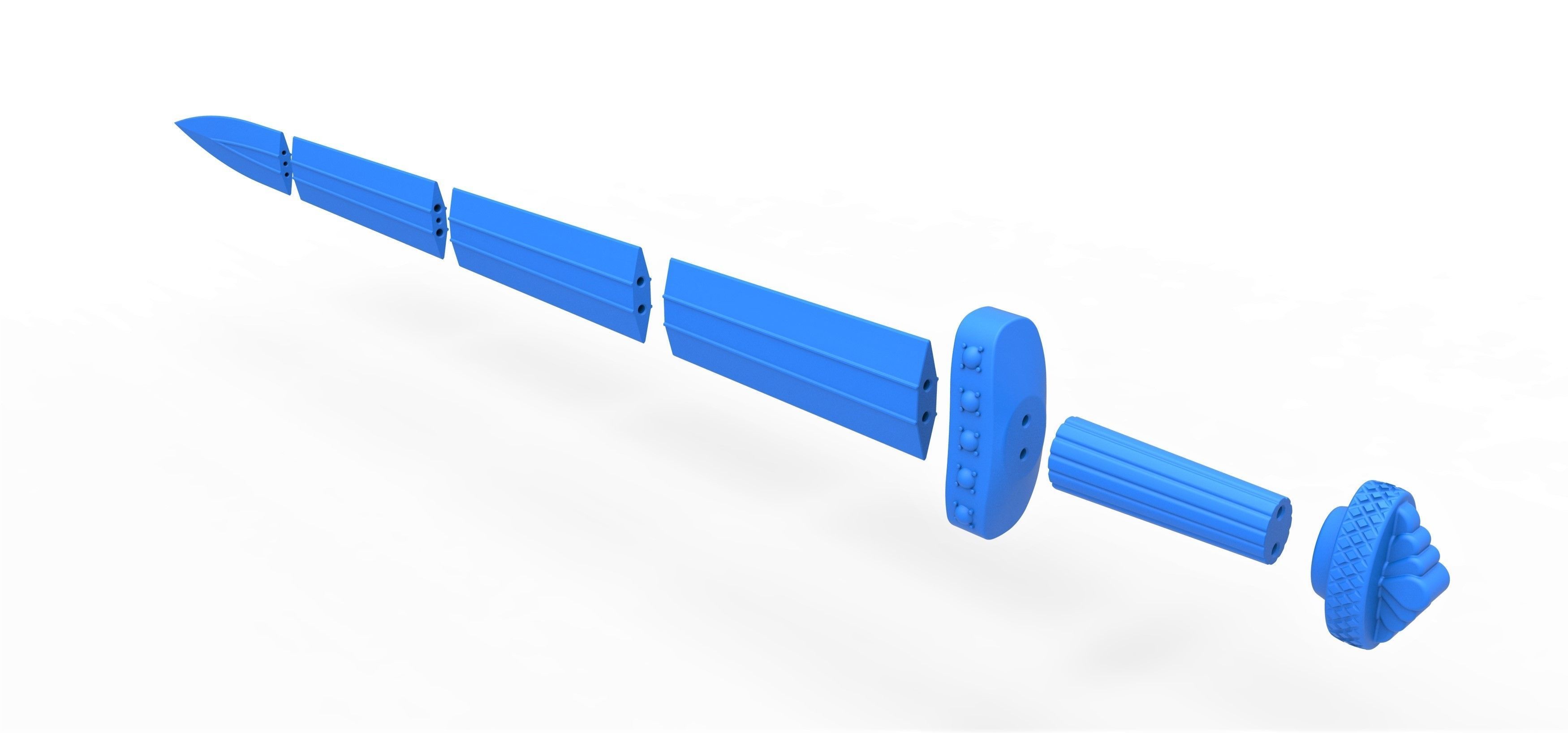 Sword Excalibur from movie Hellboy 2019 3D model 3D printable | CGTrader