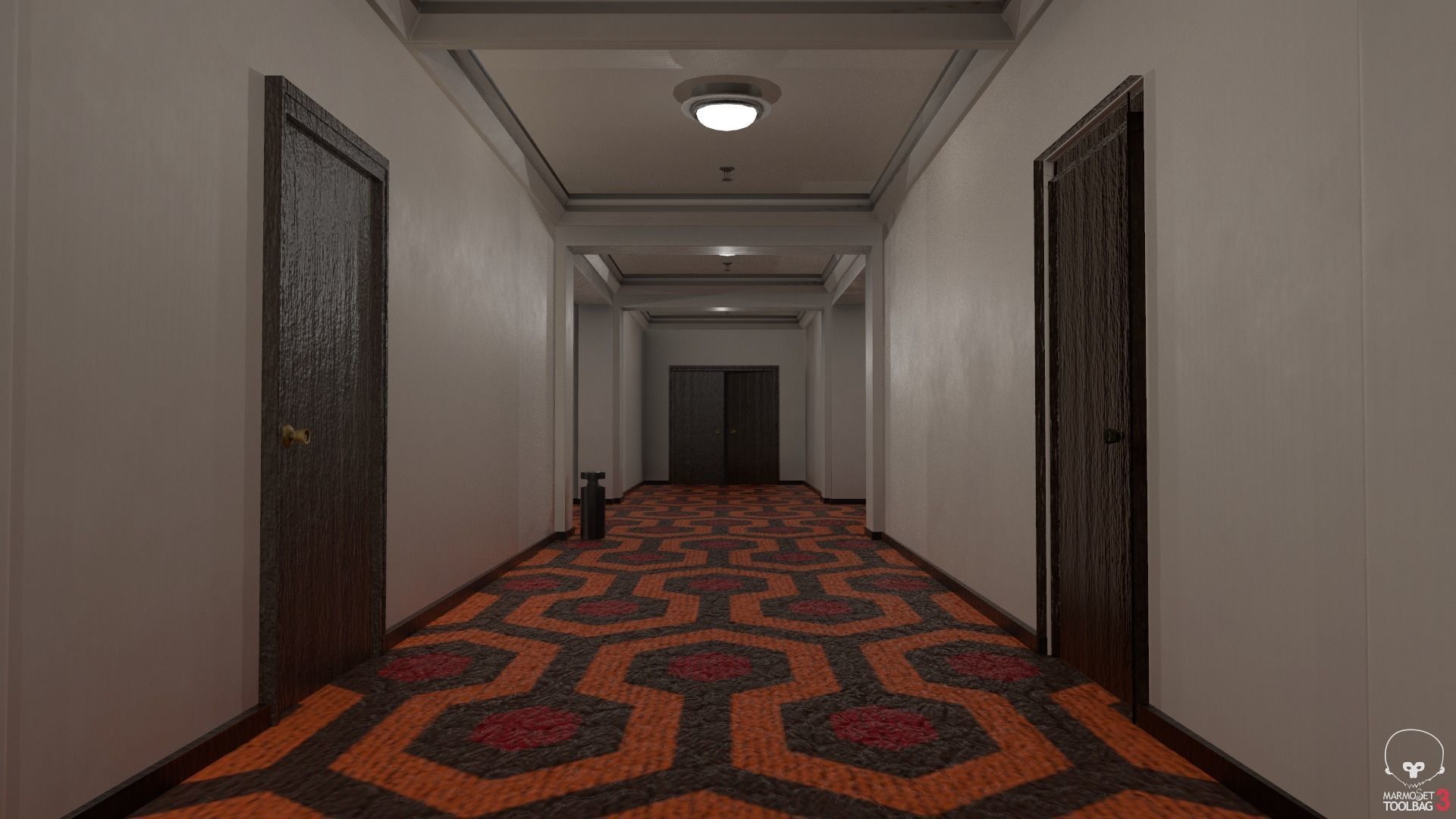 3D model Overlook Hotel Corridor VR / AR / low-poly | CGTrader