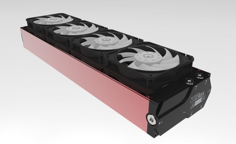 Aquacomputer Airplex Modularity 480mm Radiator 3D model | CGTrader