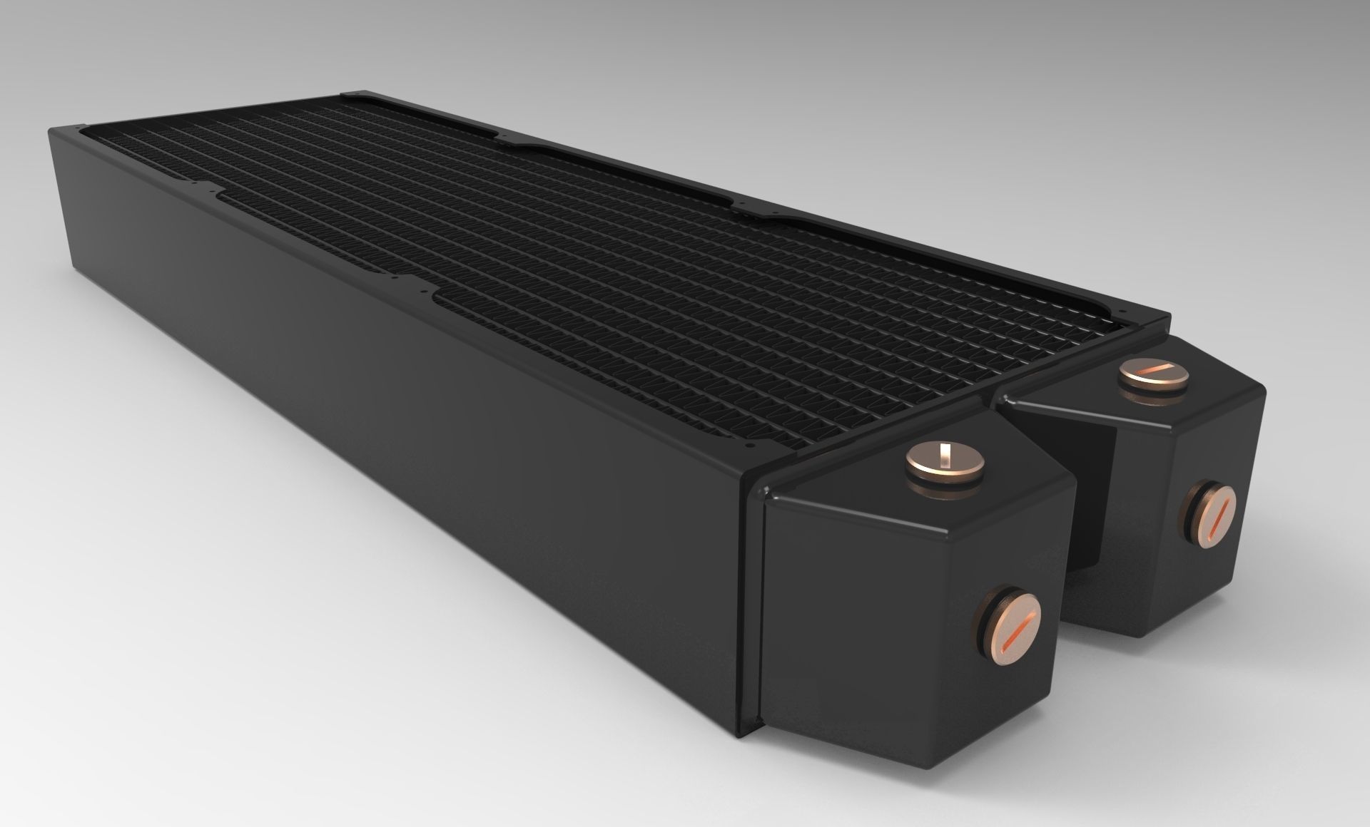 Alphacool NexXxoS UT60 420mm Radiator 3D model | CGTrader